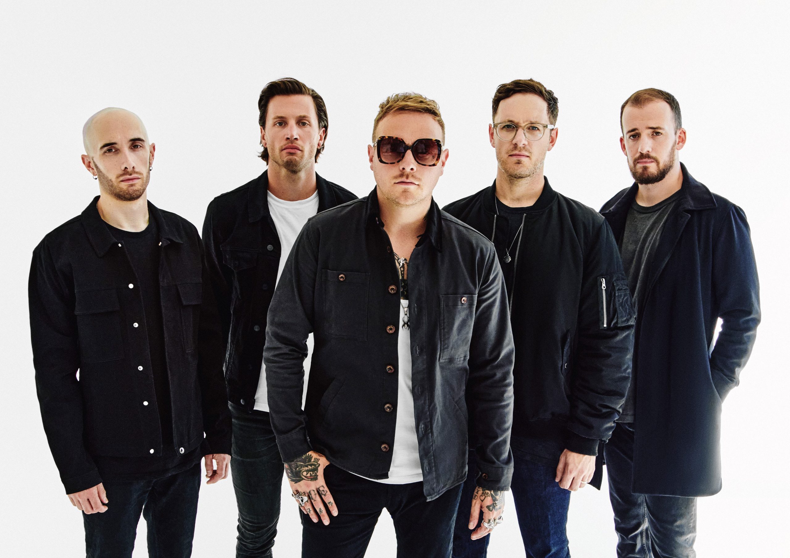 cover star Brighton-based metalcore group Architects